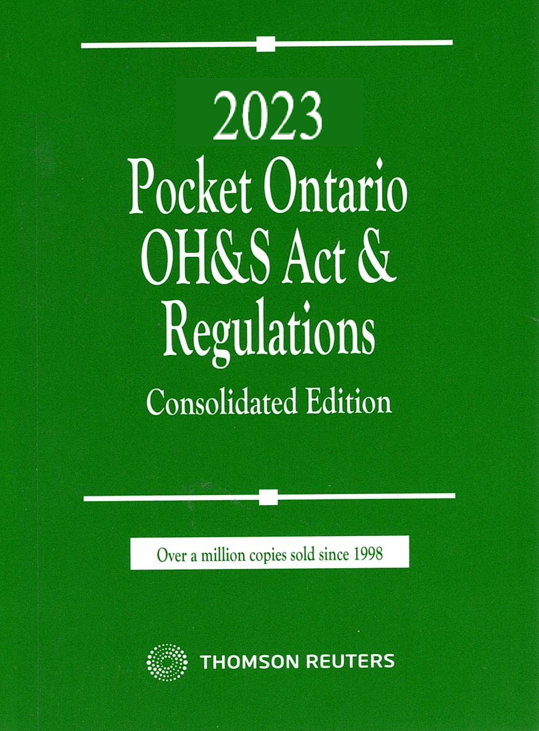 Pocket Ontario OH&S Act and Regulations – Textnet.ca