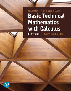 Basic Technical Mathematics with Calculus SI Version – Textnet.ca